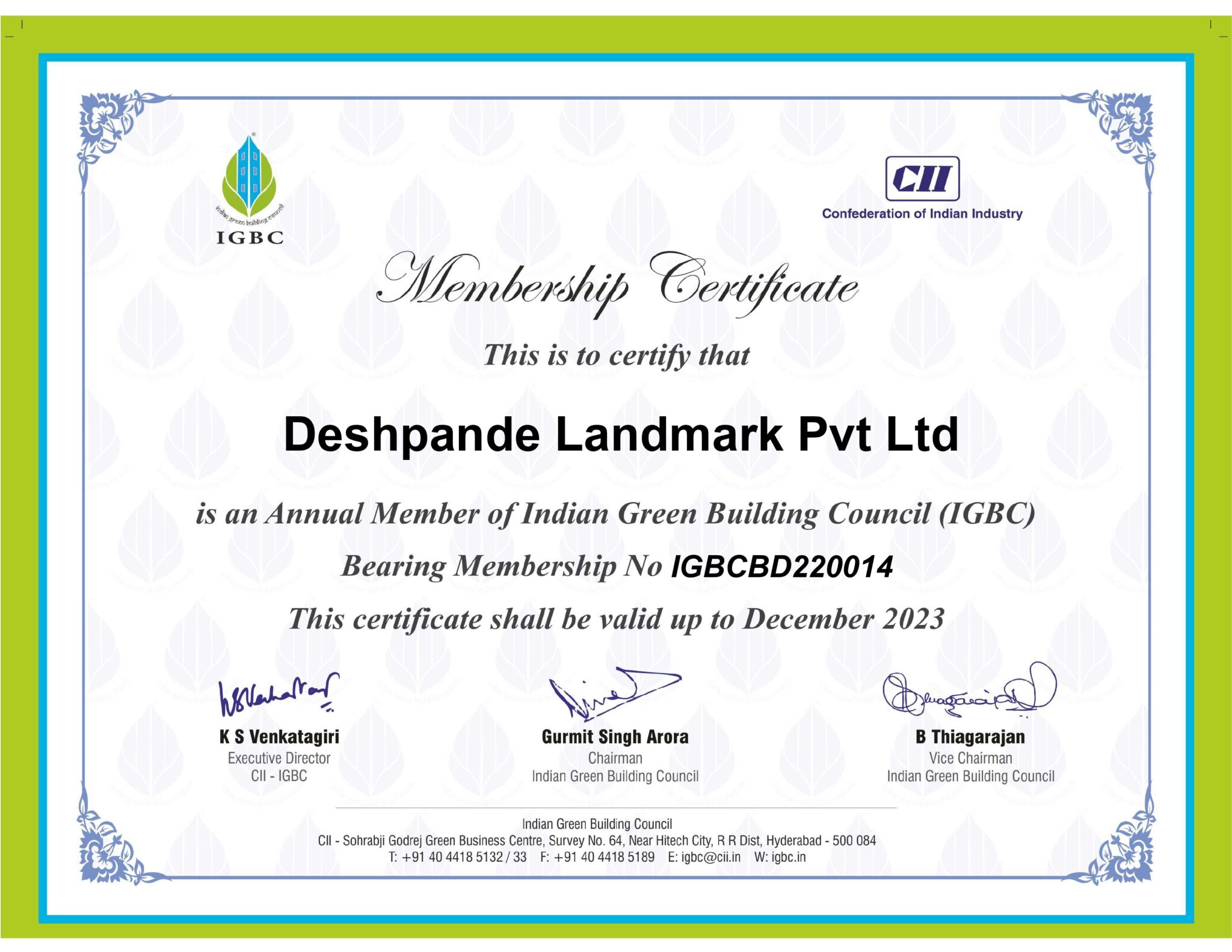 About – Deshapande Landmark